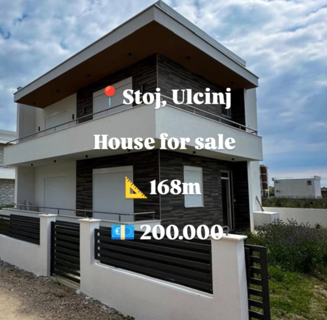 Prodaja, kuća, 168m2, Donji Štoj, Ulcinj | Estitor