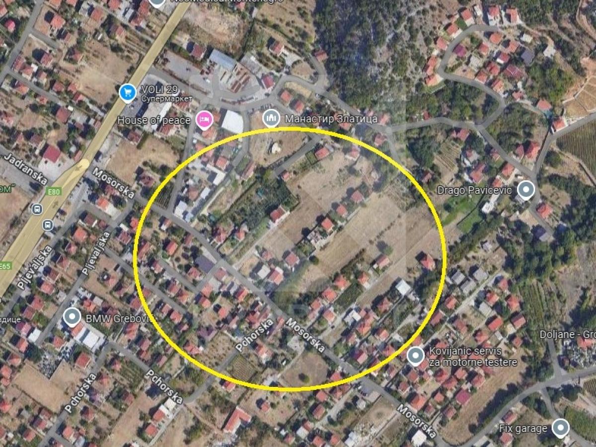 Prodaja, zemljište, 594m2, Zlatica, Podgorica | Estitor